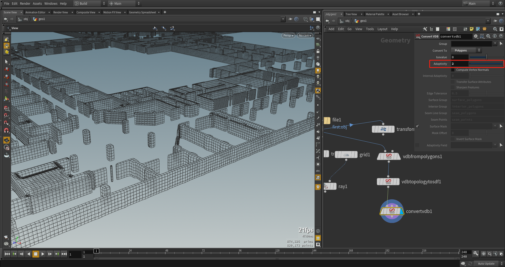 Houdini VDB 将CAD图纸转成实体模型 | 智伤帝的个人博客